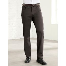 Stretch-Hose CLASSIC, Herren, Gr. 54, Normalgr&ouml;&szlig;en, braun, 98% Baumwolle, 2% Elasthan, unifarben, lang, Hosen Stretch-Hose
