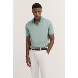 Poloshirt Bugatti, Herren, Gr. 3XL, gr&uuml;n (550, flaschengr&uuml;n), 100% Baumwolle, unifarben, normal, ohne Ausschnitt, Rippb&uuml;ndchen, Shirts Poloshirt, aus Baumwolle
