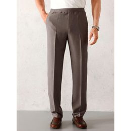 Schlupfhose CLASSIC, Herren, Gr. 24, Unterbauchgr&ouml;&szlig;en, braun (braun, meliert), 100% Polyester, meliert, unifarben, lang, Hosen Schlupfhose