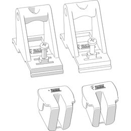 Fiamma Kit Side Montageset f&uuml;r Markisen-Seitenteile Side W Pro F45/F80/Shade / Sun View Side F45/F80 passend f&uuml;r F45L - Weiteres Markisenzubeh&ouml;r