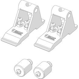 Fiamma Kit Side Montageset f&uuml;r Markisen-Seitenteile Side W Pro F45/F80/Shade / Sun View Side F45/F80 passend f&uuml;r Thule Omnistor 4900/5200 / Tristor 2 