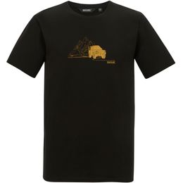 Regatta Cline IX Herren T-Shirt schwarz XL - Herrenshirts, -hemden & -pullover