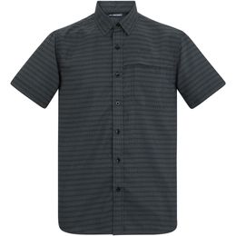 Regatta Mindano Herren Kurzarmhemd dunkelgrau 5XL - Herrenshirts, -hemden & -pullover