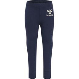 Hummel Leggings 'Maule' M&auml;dchen Gr&ouml;&szlig;e 98 marine / wei&szlig;