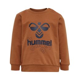 Hummel Sweatshirt 'Spirit' Jungen Gr&ouml;&szlig;e 62 navy / karamell