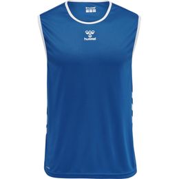 Hummel Sporttop Herren Gr&ouml;&szlig;e XXL blau / wei&szlig;