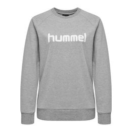 Hummel Sportsweatshirt Damen Gr&ouml;&szlig;e XS graumeliert / wei&szlig;