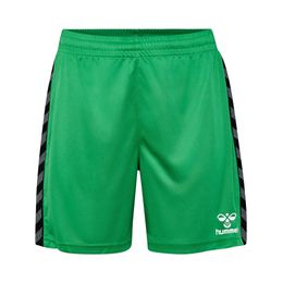 Hummel Sportshorts 'Authentic' Jungen Gr&ouml;&szlig;e 164 gr&uuml;n / schwarz / wei&szlig;