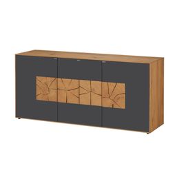 Hartmann Sideboard Caya grau Ma&szlig;e (cm): B: 175 H: 81 T: 49.0 &raquo; M&ouml;bel Kraft