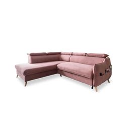 Miuform Ecksofa mit Schlaffunktion Sweet Harmony rosa/pink Ma&szlig;e (cm): B: 253 H: 95 &raquo; M&ouml;bel Kraft