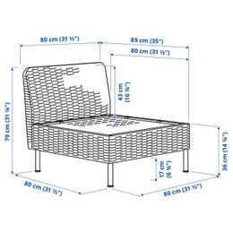 IKEA VITTSK&Auml;R Sesselelement