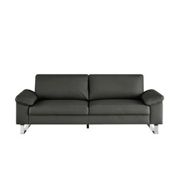 Max Schelling Ledersofa mit Kufengestell Maximum grau Ma&szlig;e (cm): B: 224 H: 86 T: 97.0 &raquo; M&ouml;bel Kraft
