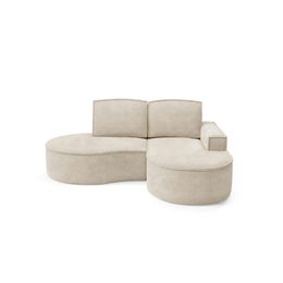 M&ouml;bel Kraft Ecksofa Flow beige Ma&szlig;e (cm): B: 210 H: 88 &raquo; M&ouml;bel Kraft