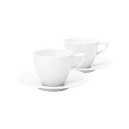 JOOP! Espressotasse 2er-Set wei&szlig; Porzellan Ma&szlig;e (cm): H: 5 &Oslash;: 5.0 &raquo; M&ouml;bel Kraft