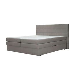 M&ouml;bel Kraft Boxspringbett Vito grau Ma&szlig;e (cm): B: 193 H: 117 &raquo; M&ouml;bel Kraft