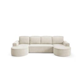 M&ouml;bel Kraft Wohnlandschaft Flow beige Ma&szlig;e (cm): B: 316 H: 88 &raquo; M&ouml;bel Kraft