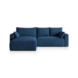 MASSENO Ecksofa mit Schlaffunktion Foril blau Ma&szlig;e (cm): B: 265 H: 83 &raquo; M&ouml;bel Kraft