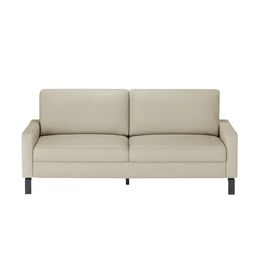 Max Schelling Ledersofa mit Winkelf&uuml;&szlig;en Maximum creme Ma&szlig;e (cm): B: 164 H: 86 T: 97.0 &raquo; M&ouml;bel Kraft