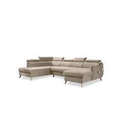 Miuform Wohnlandschaft mit Schlaffunktion Sweet Harmony beige Ma&szlig;e (cm): B: 321 H: 95 &raquo; M&ouml;bel Kraft
