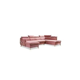 Miuform Wohnlandschaft mit Schlaffunktion Sweet Harmony rosa/pink Ma&szlig;e (cm): B: 321 H: 95 &raquo; M&ouml;bel Kraft