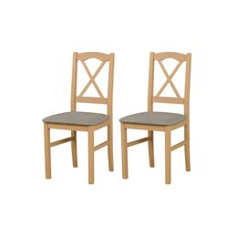 M&ouml;bel Kraft Esszimmerstuhl 2er-Set beige Ma&szlig;e (cm): B: 43 H: 94 &raquo; M&ouml;bel Kraft