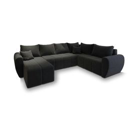MASSENO Wohnlandschaft Madison schwarz Ma&szlig;e (cm): B: 303 H: 82 &raquo; M&ouml;bel Kraft