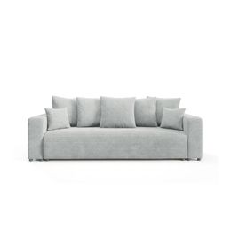M&ouml;bel Kraft Schlafsofa mit Bettkasten Evora grau Ma&szlig;e (cm): B: 247 H: 88 &raquo; M&ouml;bel Kraft