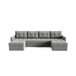 M&ouml;bel Kraft Wohnlandschaft Olivia grau Ma&szlig;e (cm): B: 301 H: 86 &raquo; M&ouml;bel Kraft