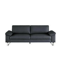 Max Schelling Ledersofa mit Kufengestell Maximum blau Ma&szlig;e (cm): B: 224 H: 86 T: 97.0 &raquo; M&ouml;bel Kraft