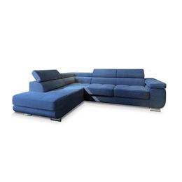 MASSENO Ecksofa mit Schlaffunktion Apiro blau Ma&szlig;e (cm): B: 277 H: 90 &raquo; M&ouml;bel Kraft