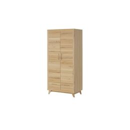 M&ouml;bel Kraft Kleiderschrank holzfarben Ma&szlig;e (cm): B: 104 H: 209 T: 62.0 &raquo; M&ouml;bel Kraft