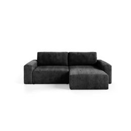 M&ouml;bel Kraft Ecksofa mit Schlaffunktion Fano schwarz Ma&szlig;e (cm): B: 252 H: 70 &raquo; M&ouml;bel Kraft