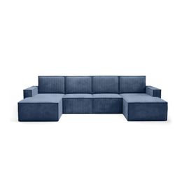 M&ouml;bel Kraft Wohnlandschaft Orto blau Ma&szlig;e (cm): B: 320 H: 93 &raquo; M&ouml;bel Kraft