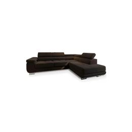 MASSENO Ecksofa mit Schlaffunktion Selva braun Ma&szlig;e (cm): B: 277 H: 90 &raquo; M&ouml;bel Kraft