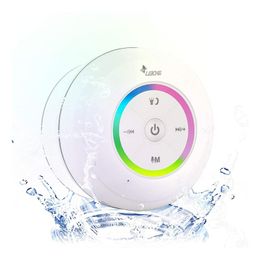 Leicke DJ Roxxx Shower Bluetooth Lautsprecher mit Saugnapf