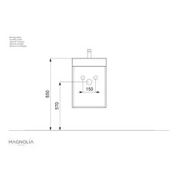 Posseik G&auml;ste WC Badm&ouml;bel Cubi Slimline 40cm SoftClose in versch. Ausf&uuml;hrungen