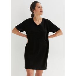 bonprix Oversize-Kleid mit aus reiner Baumwolle (2er Pack), schwarz, 100% Baumwolle