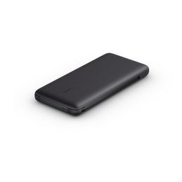 Belkin Powerbank "BoostCharge Plus 10.000 mAh", schwarz, 3,6 V 10.000mAh, Akkumulatoren, integrierte Kabel