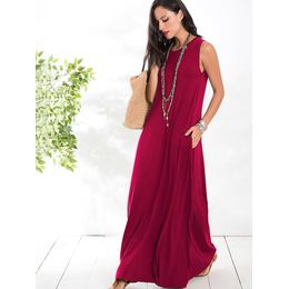 Milan Kiss Kleid in Bordeaux - 50% | Gr&ouml;&szlig;e L | Damen-kleider