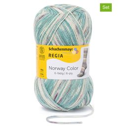 Regia 10er-Set: Woll-Mixgarne ''6fach Color'' in Bunt - 10 x 100 g - 49% | Kreativbedarf-diy