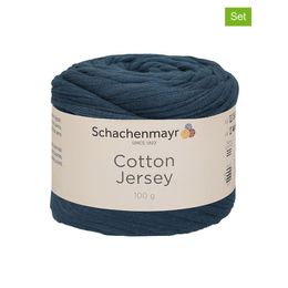 Schachenmayr since 1822 9er-Set: Baumwoll-Mixgarne ''Cotton Jersey'' in Petrol - 9x 100 g - 63% | Kreativbedarf-diy