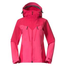 Bergans Softshelljacke "Tind" in Pink - 24% | Gr&ouml;&szlig;e XL | Damen-outdoorjacken