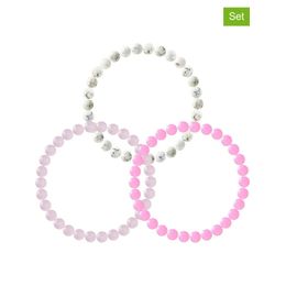 Pearline 3er-Set: Armb&auml;nder mit Edelsteinen - 67% | Schmuck