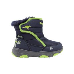 Kangaroos Winterstiefel "KS-Trunks Mid V" in Dunkelblau/ Gr&uuml;n - 28% | Gr&ouml;&szlig;e 24 | Kinderstiefel