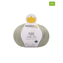 Regia 5er-Set: Wollgarne ''Premium Pure'' in Beige - 5x 100 g - 57% | Kreativbedarf-diy