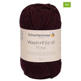 Schachenmayr since 1822 10er-Set: Wollgarne "Wash+Filz-it! Fine" in Lila - 10x 50 g - 60% | Kreativbedarf-diy