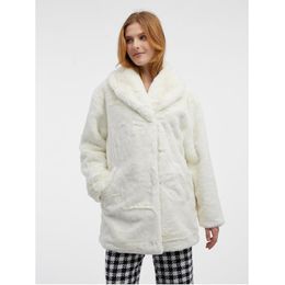 ORSAY Teddyjacke in Wei&szlig; - 54% | Gr&ouml;&szlig;e M | Damenjacken