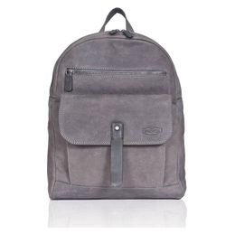 SPARWELL Leder-Rucksack "Aaron" in Grau - (B)31 x (H)40,5 x (T)11 cm - 47% | Damen-taschen