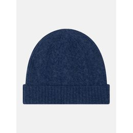 Just Cashmere Kaschmir-M&uuml;tze in Dunkelblau - 49% | Damen-muetzen-caps