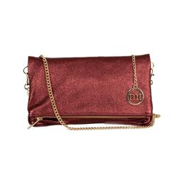 Mia Tomazzi Leder-Umh&auml;ngetasche in Bordeaux - (B)27 x (H)17 x (T)5 cm - 79% | Damen-taschen